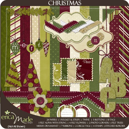 Christmas Treasures Digital Scrapbooking Kit - Confessions of a ...